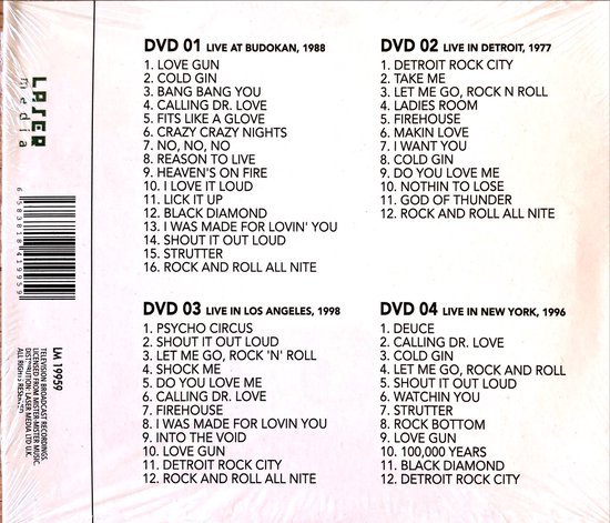 Kiss - Video Box (DVD), Kiss | Muziek | bol.com