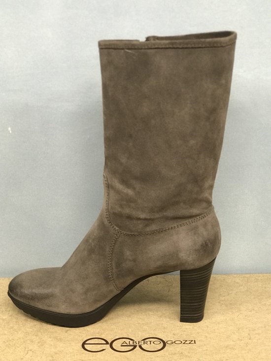 Alberto Gozzi - beige suede - enkellaarzen - Maat 41 - G - Dames ...