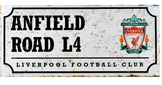 Liverpool Street Sign Retro | bol