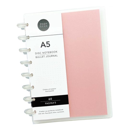 Zody Shop Bullet Journal - Roze - A5 Formaat - Notitieboek a5 - Bullet Journal voor... | bol.com