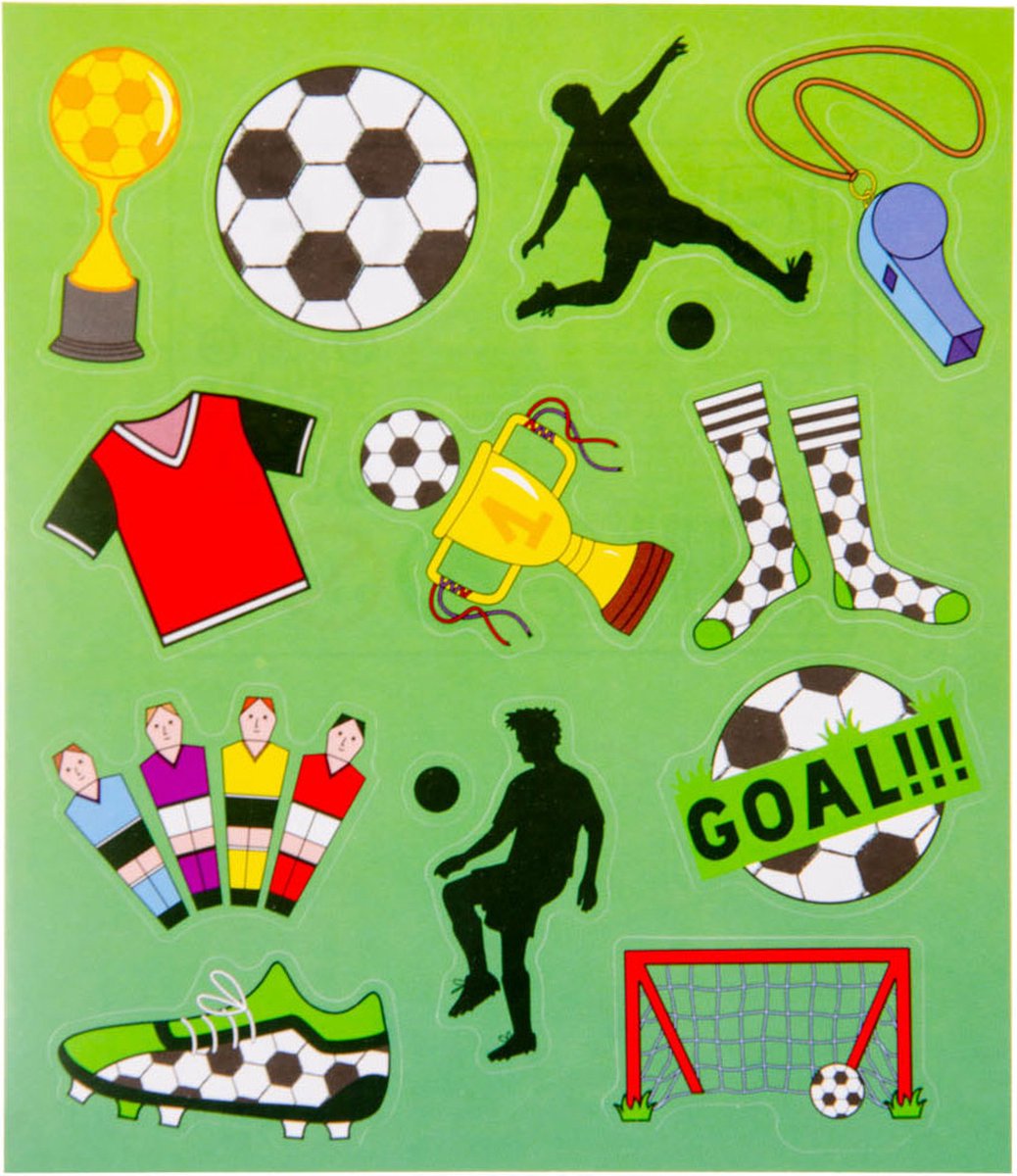 Voetbal Stickers Uitdelen | Voetballen | 12 stickervellen | bol.com