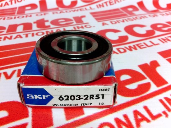 SKF 6203-2RS1 - AFGEDICHTE ROESTVRIJSTALEN GROEFKOGELLAGER | bol