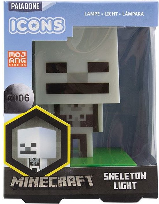 Paladone - Minecraft: Skeleton Icon Light | bol.com