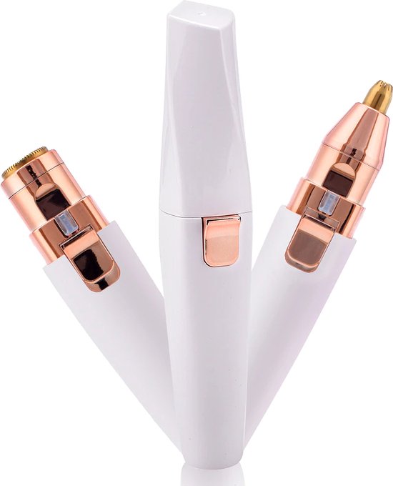 EpiTrim - Draagbare 2 in 1 oplaadbare epilator wenkbrauw trimmer ...