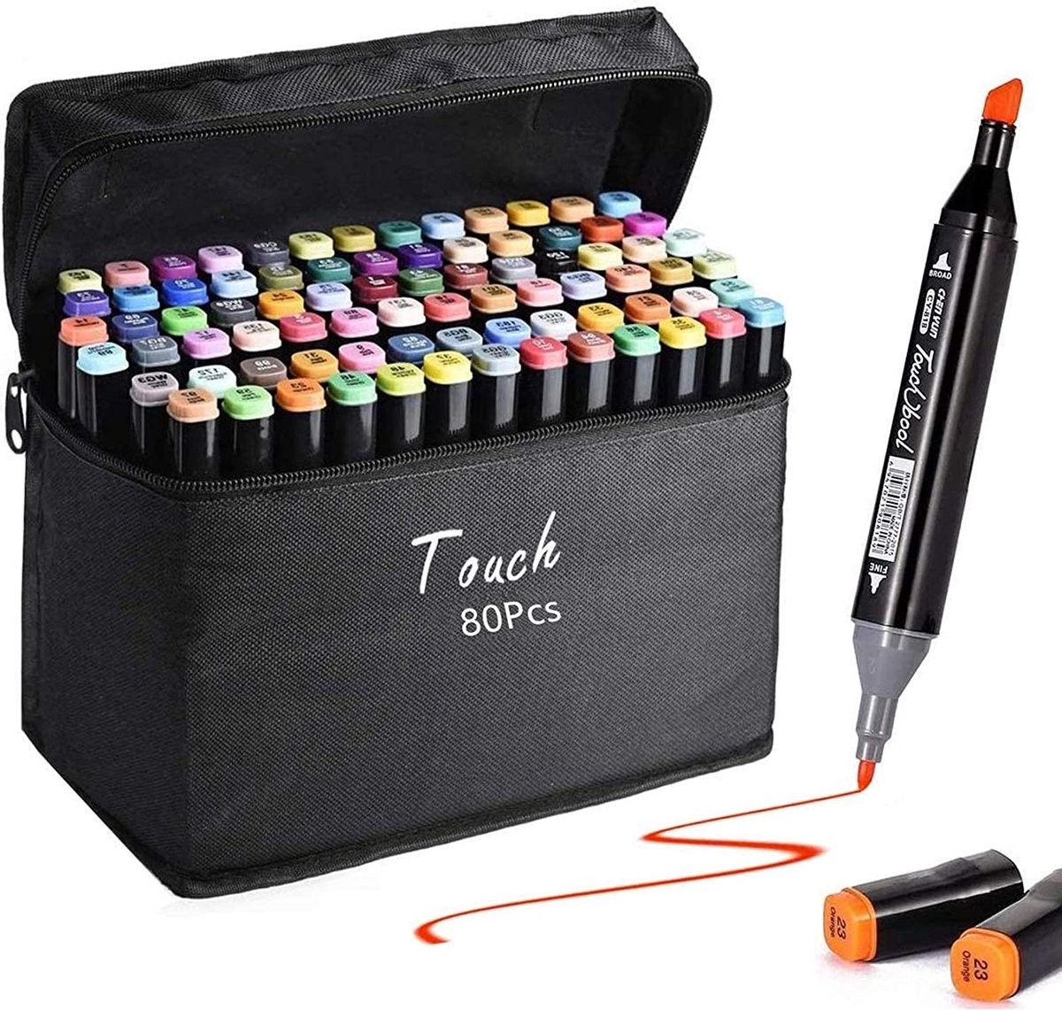 TouchBool Twinmarkers 80 stuks voor volwassenen en kinderen - Alcohol ...