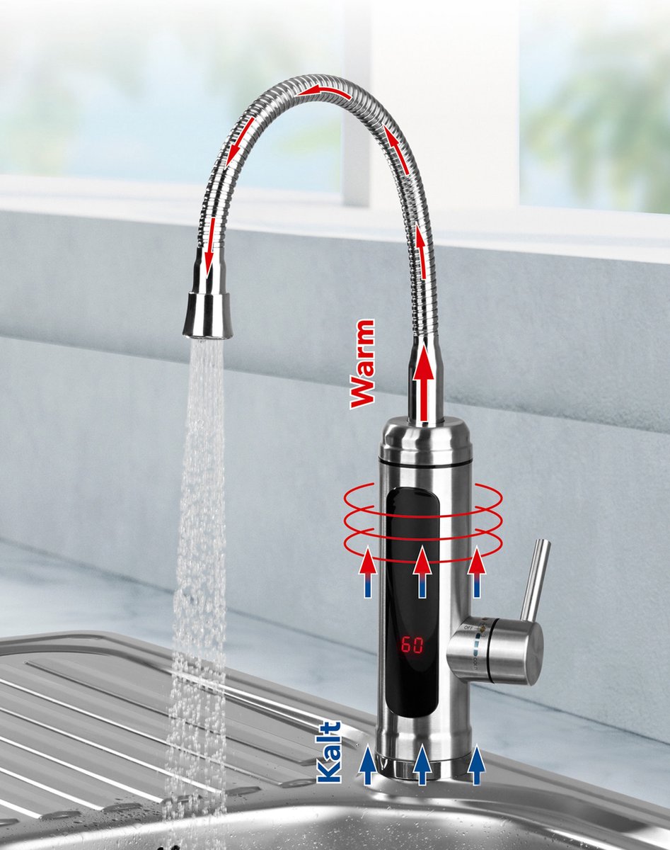 MAXXMEE Elektrische waterkraan | bol