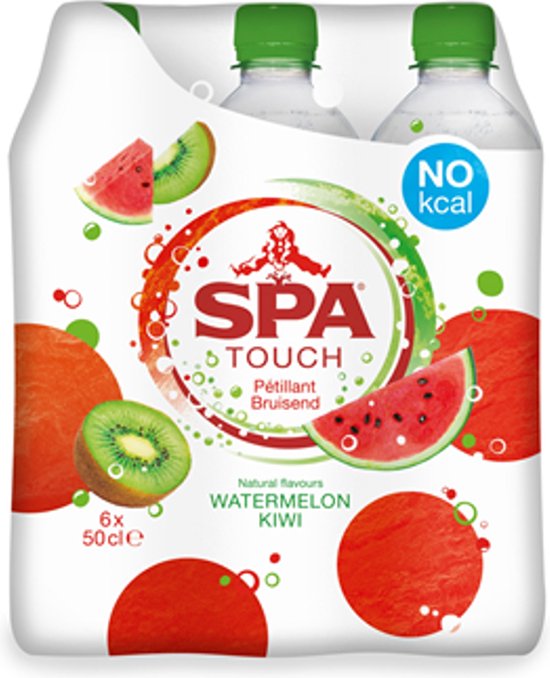 Spa® Touch | 6x50 cl Watermelon Kiwi | Bruisend | watermeloen kiwi ...