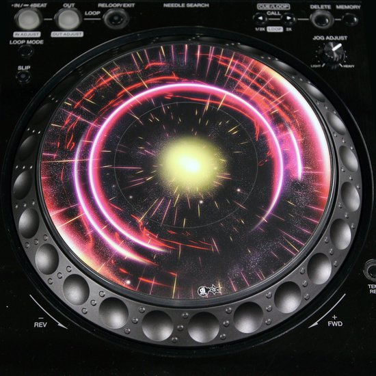 dj-skins Pioneer CDJ Jogwheel Skins Future Warp (Pair) - DJ Skin | bol