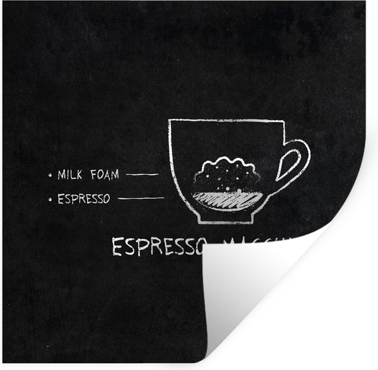 Muurstickers - Sticker Folie - Quotes - Koffie - Espresso Macchiato ...