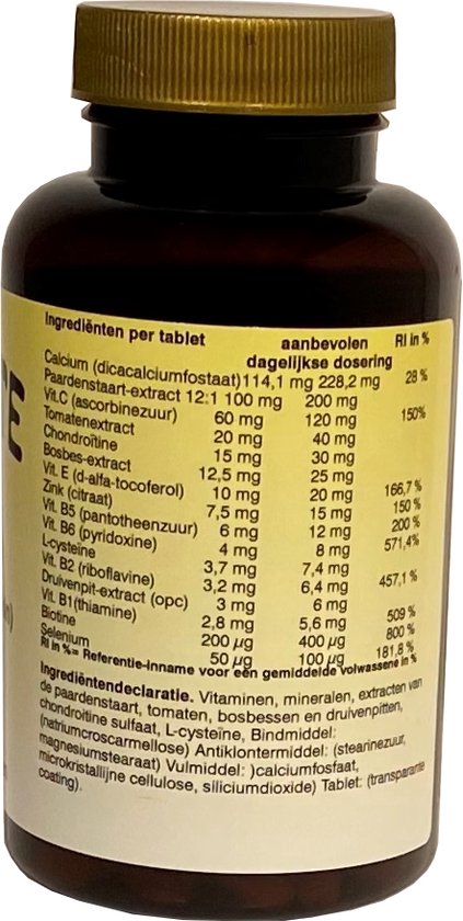 SELVITE Hair Nails Skin - huid, haar en nagels formule - 90 tabletten ...