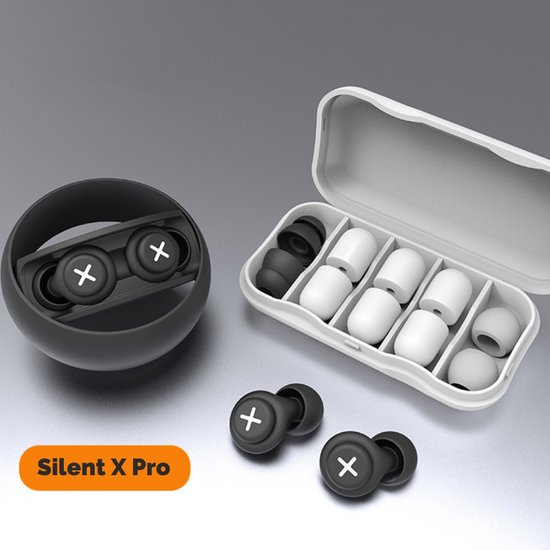 Silent X Pro - Oordoppen - Gehoorbescherming (40dB) - Noise Cancelling -... | bol.com