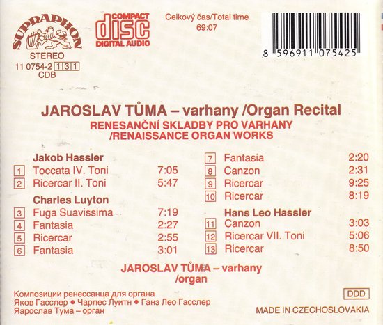Organ Recital - Jaroslav Tuma bespeelt het orgel van de Church from ...