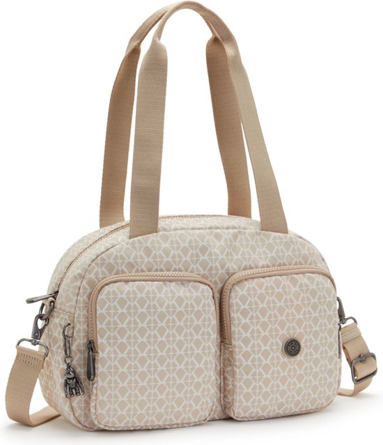 Kipling Schoudertas Cool Defea - Signature Beige | bol.com