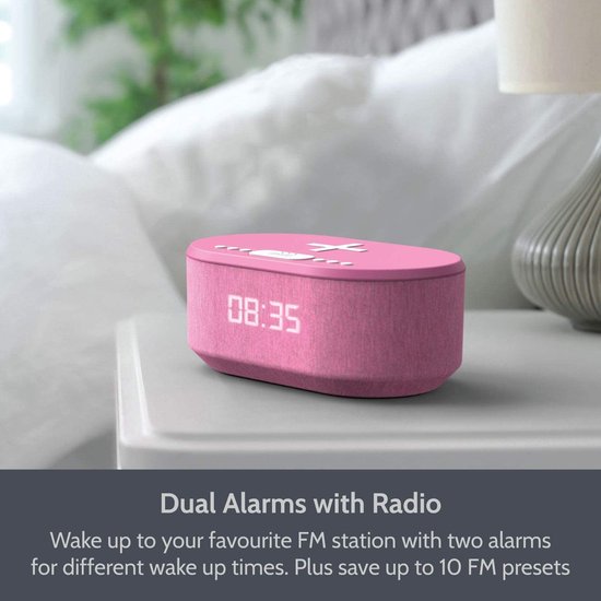 Digitale wekker - met opalder en bluetooth luidspreker - bluetooth ...
