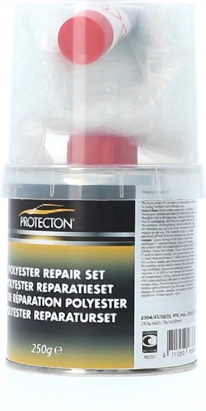 Protecton Polyester Reparatieset 250gr – Sterke Hechting – Sneldrogend ...