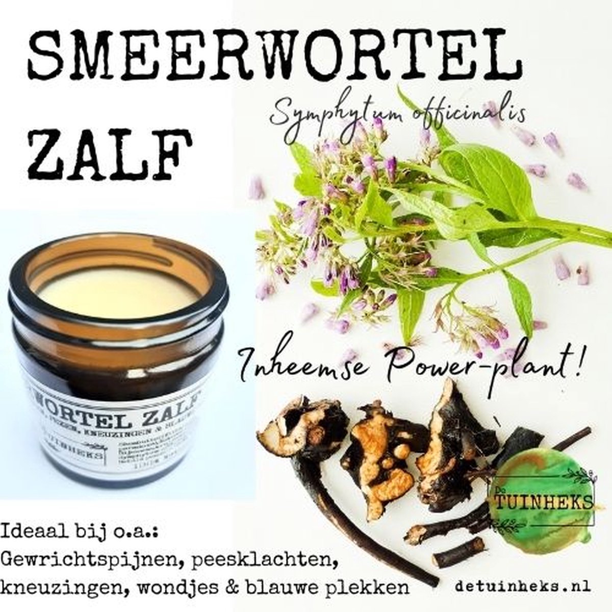 Smeerwortel Zalf 60 ml, handgemaakte Smeerwortelzalf | bol.com