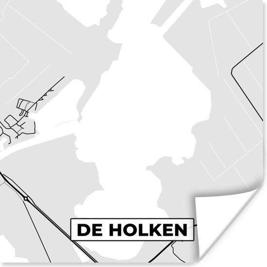 Affiche De Holken - Carte - Frise - Plan de la ville - Plan d'étage ...