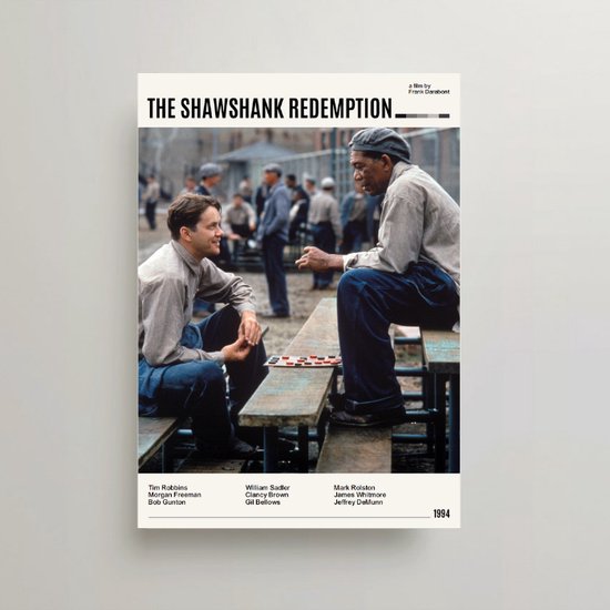The Shawshank Redemption Poster - Minimalist Filmposter A3 - The ...