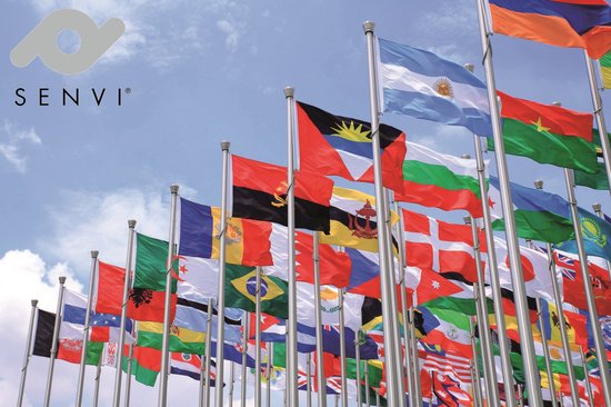 Senvi Printwear - Flag Europe - Grote Europa vlag - Gemaakt Van 100% Polyester - UV &... | bol