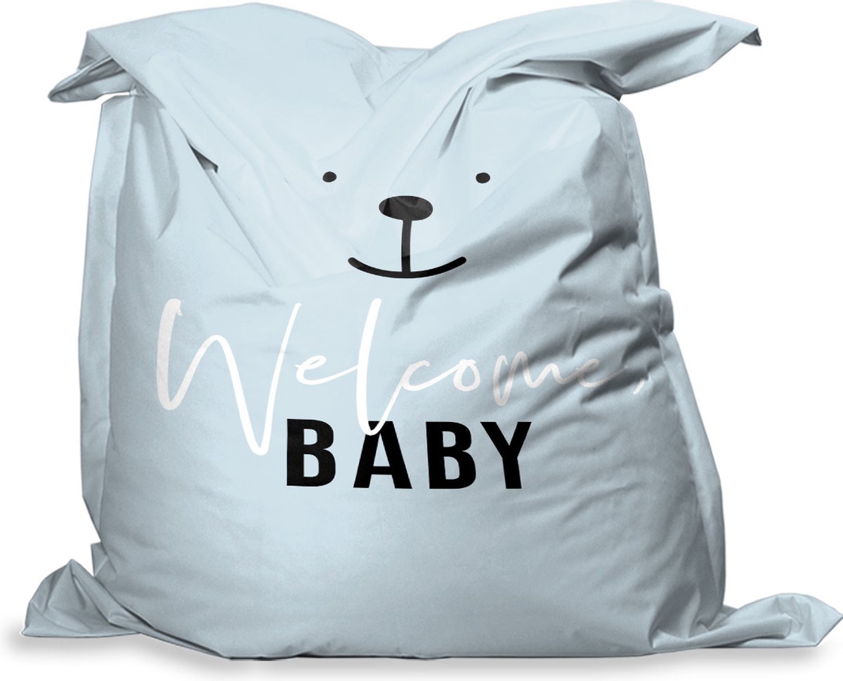 PillowMonkey zitzak - Quotes - Welcome baby - Baby - Spreuken - 100x140 ...