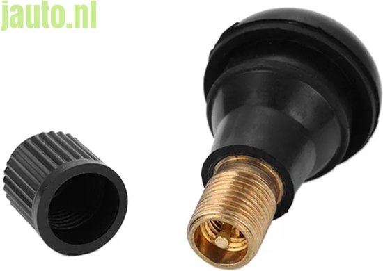 Tubeless, Auto Ventiel set Super Kort en Super Licht Zwart | bol