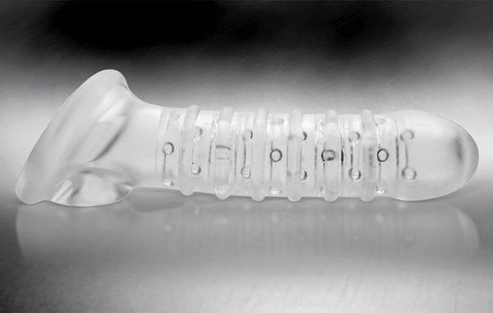 Textured Girth Enhancer-Clear - Sleeves | bol