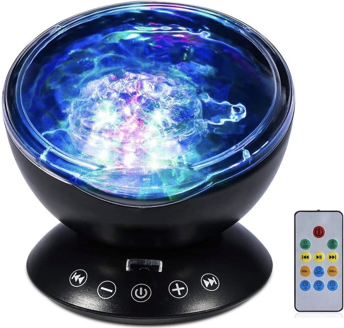VBESTLIFE Ocean Wave-projector, 12 LED-afstandsbediening Onderzeese ...