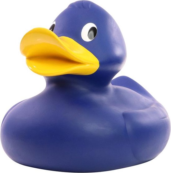 MBW - Grote Badeend - Piepend - Blauw - Blikvanger - XXL -30 cm | bol