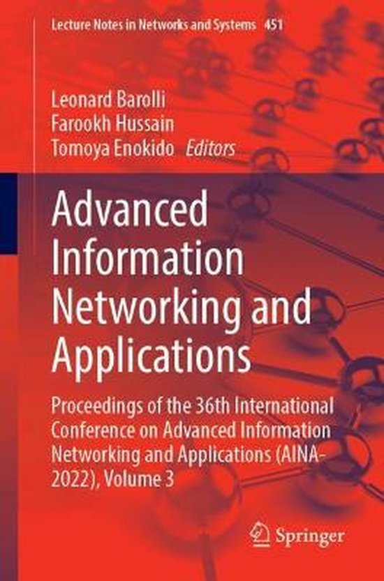 Advanced Information Networking and Applications | 9783030996185 | Boeken | bol.com