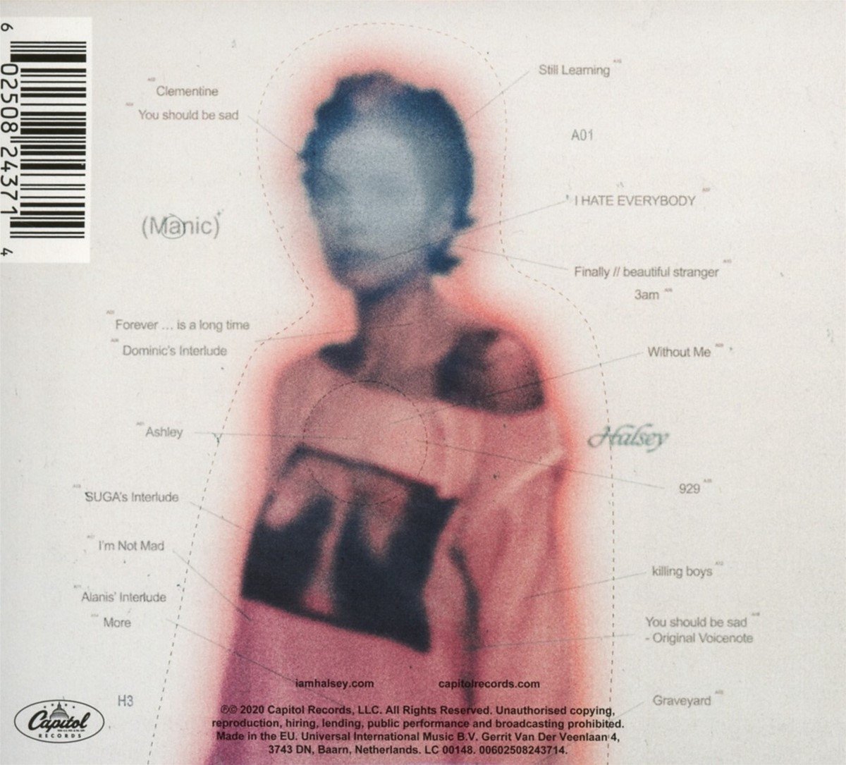 Halsey - Manic (CD), Halsey | CD (album) | Muziek | bol.com