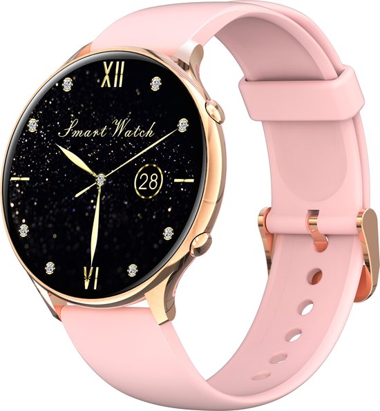 PowerLocus Vivi - Smartwatch Dames - Rose Gold | bol