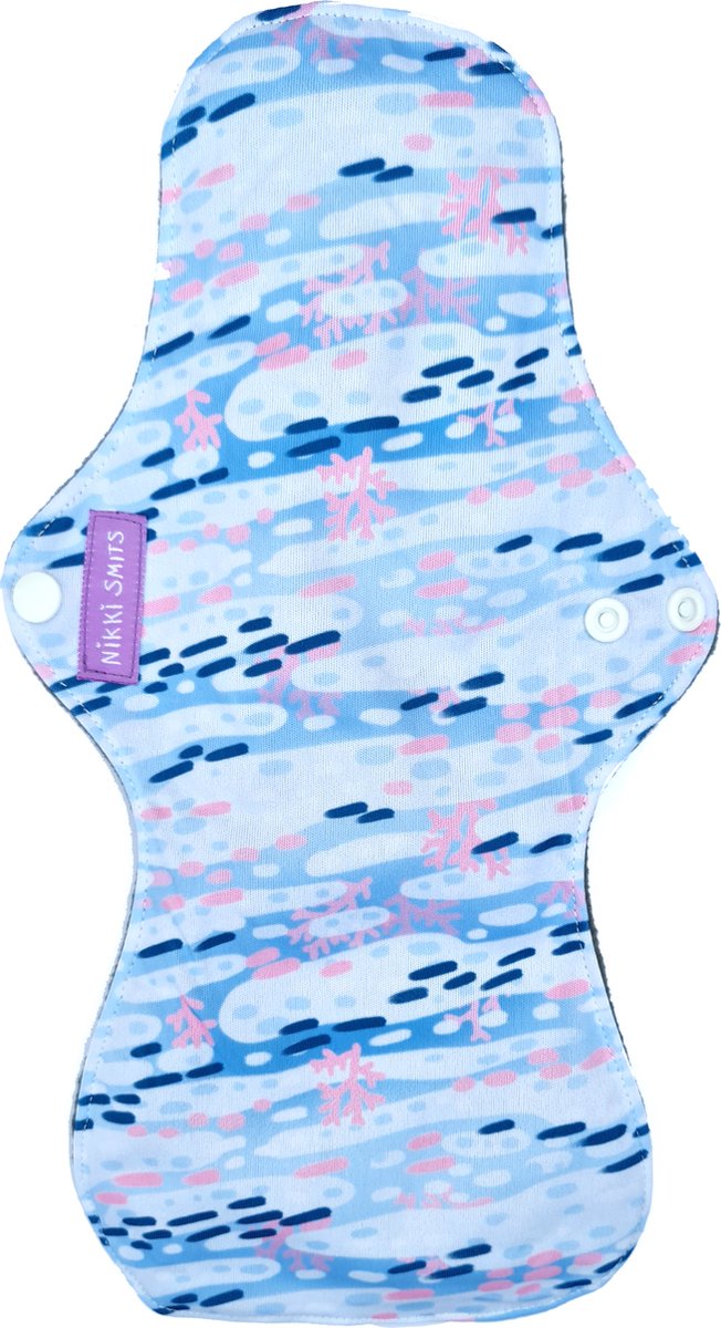 Wasbare maandverband-bamboe XL - set van 5 stuks - inclusief tasje ...