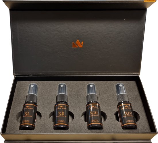 Royal Mood - Try Out Box - 4 x 15ml - Exclusieve Auto Parfum | bol
