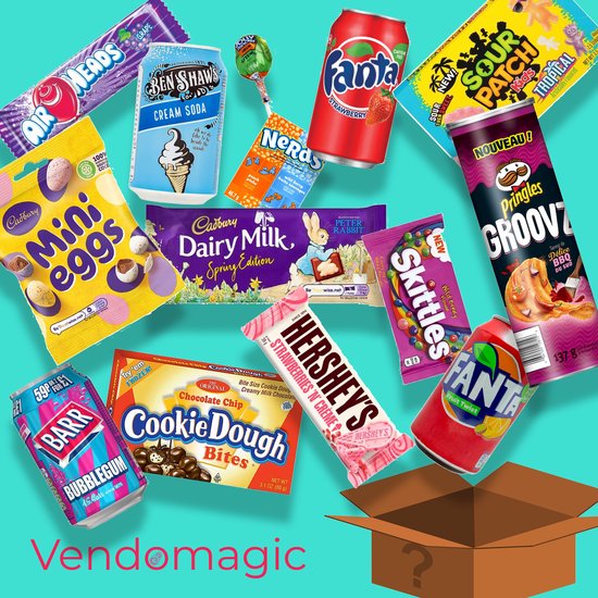Mystery Snackbox SpringTastic - Amerikaans Snoep - Mystery box - Chips ...