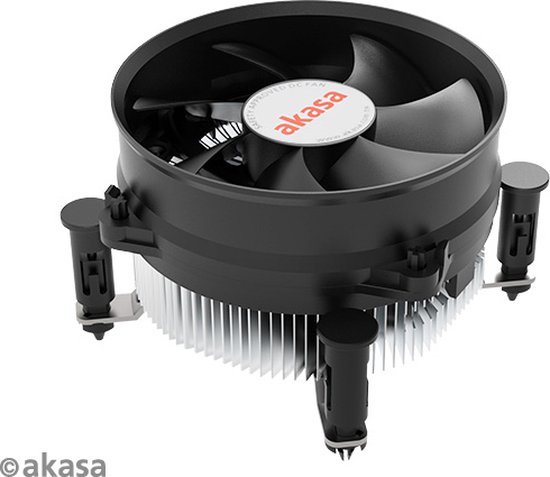 Akasa Copper Core Cooler for Intel LGA1700, up to 125W TDP. pushpin | bol