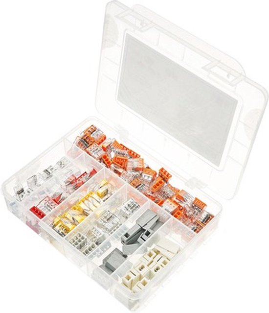 WAGO Lasklemmen assortimentsdoos, 190 stuks | bol.com