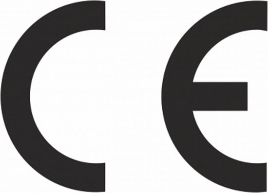 CE Stickers - 100 stuks - 15 X 11 MM - Wit met Zwart - CE Label - CE ...
