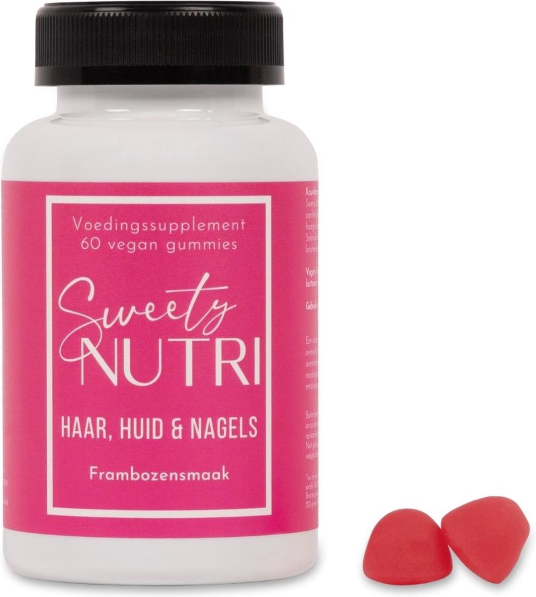 Sweety Nutri - haar, huid & nagels - 100% vegan - Haar vitamines gummies met o.a.... | bol.com