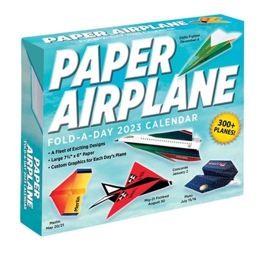 Act Paper Airplane Boxed Scheurkalender 2023 | bol.com