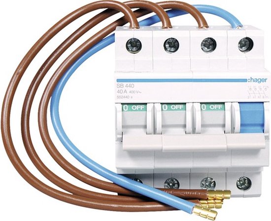 HAGER Hoofdschakelaar VK11SH | bol