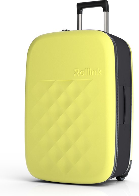 Rollink Flex Vega II Opvouwbare Medium Koffer 64 Yellow Iris | bol.com