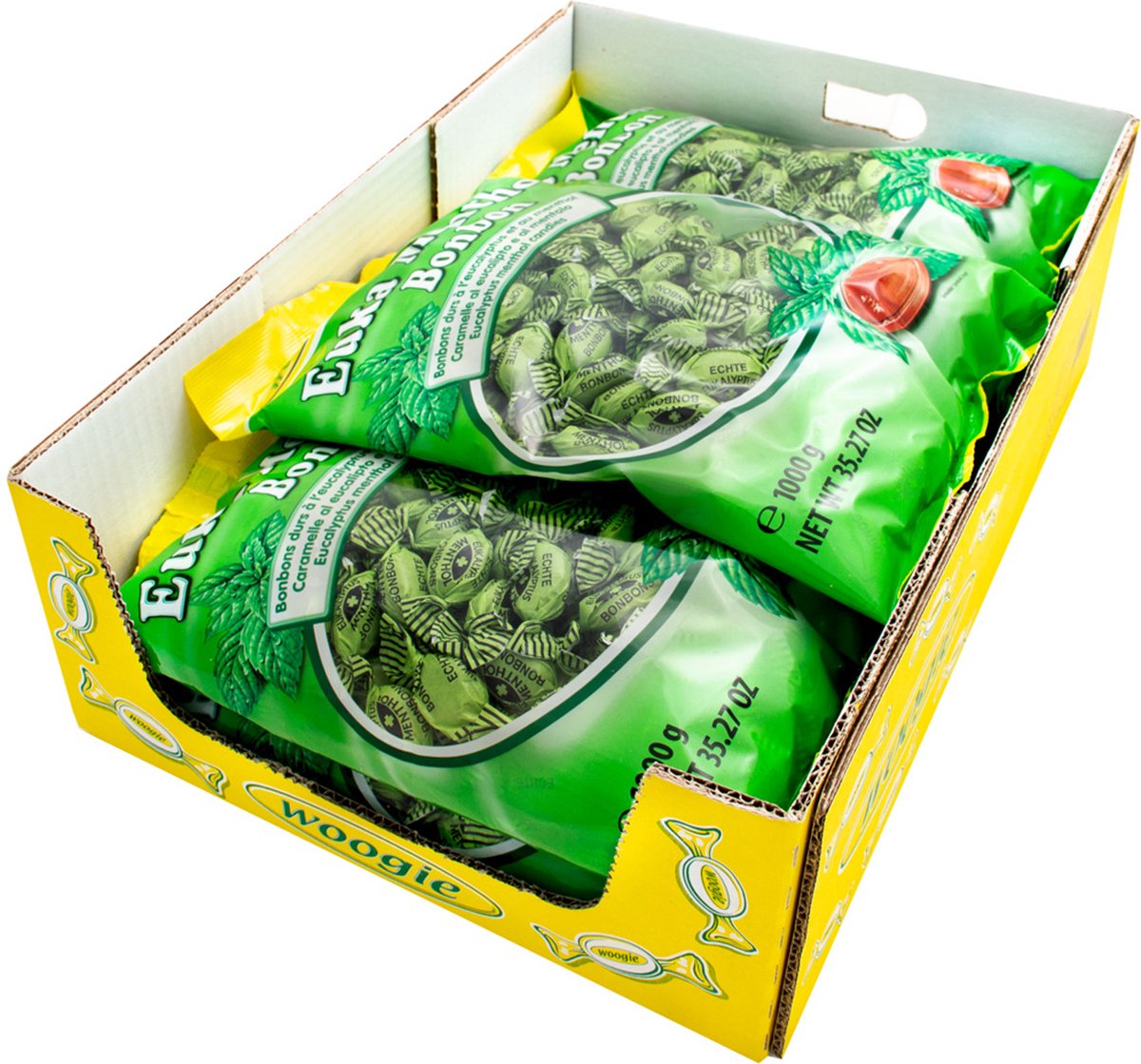Bonbons Woogie Euka Menthol – Emballés séparément – 6 x 1kg | bol.com