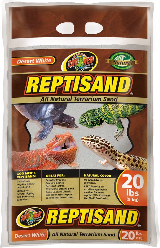 Zoo Med Repti Sand - White - Reptielen zand - 9kg | bol