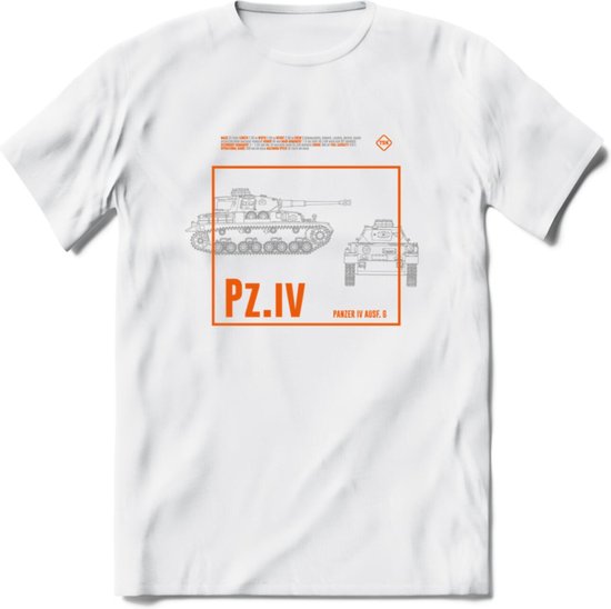 Panzer 4 leger T-Shirt | Unisex Army Tank Kleding | Dames / Heren Tanks ...