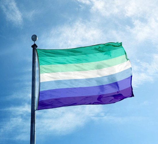 Gay Men Pride Vlag 150x90CM - LGBT - Regenboog Vlag - Gay - Homo - Flag ...