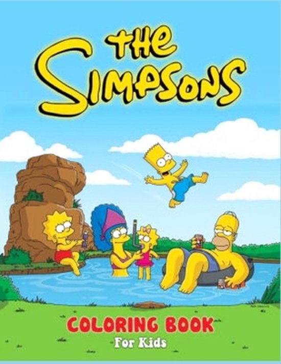 Símpsons Coloring Book: High Quality Coloring Pages For Relaxation And ...