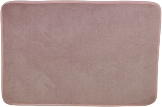 Badmat SIDNEY effe motief - Oud Roze - Polyester - 40 x 60 cm ...