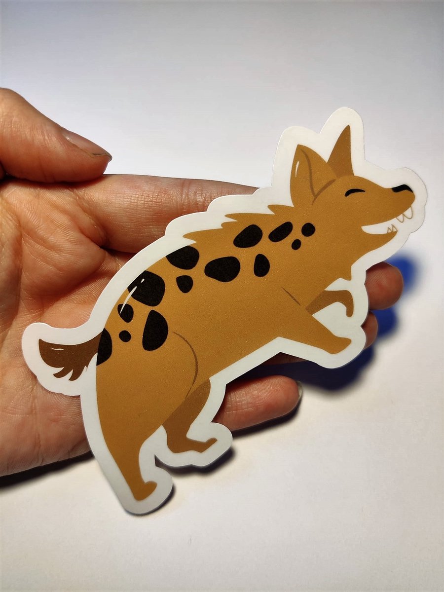 Hyena Sticker - Steppe Dieren - Schattige Hyena's Honden Stickers ...