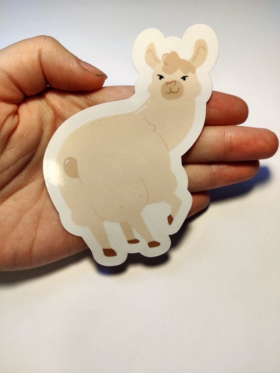 Lama Sticker - Boerderij Dieren - Schattige Schaapkameel Lamas Stickers ...