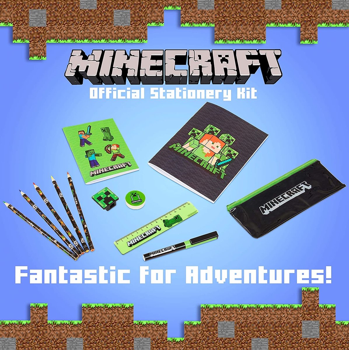 Minecraft stationery set | bol
